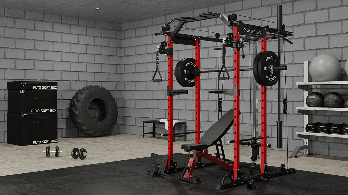 UPGRADE YOUR HOME GYM WITH MIKOLO K6 POWER RACK – mikologym