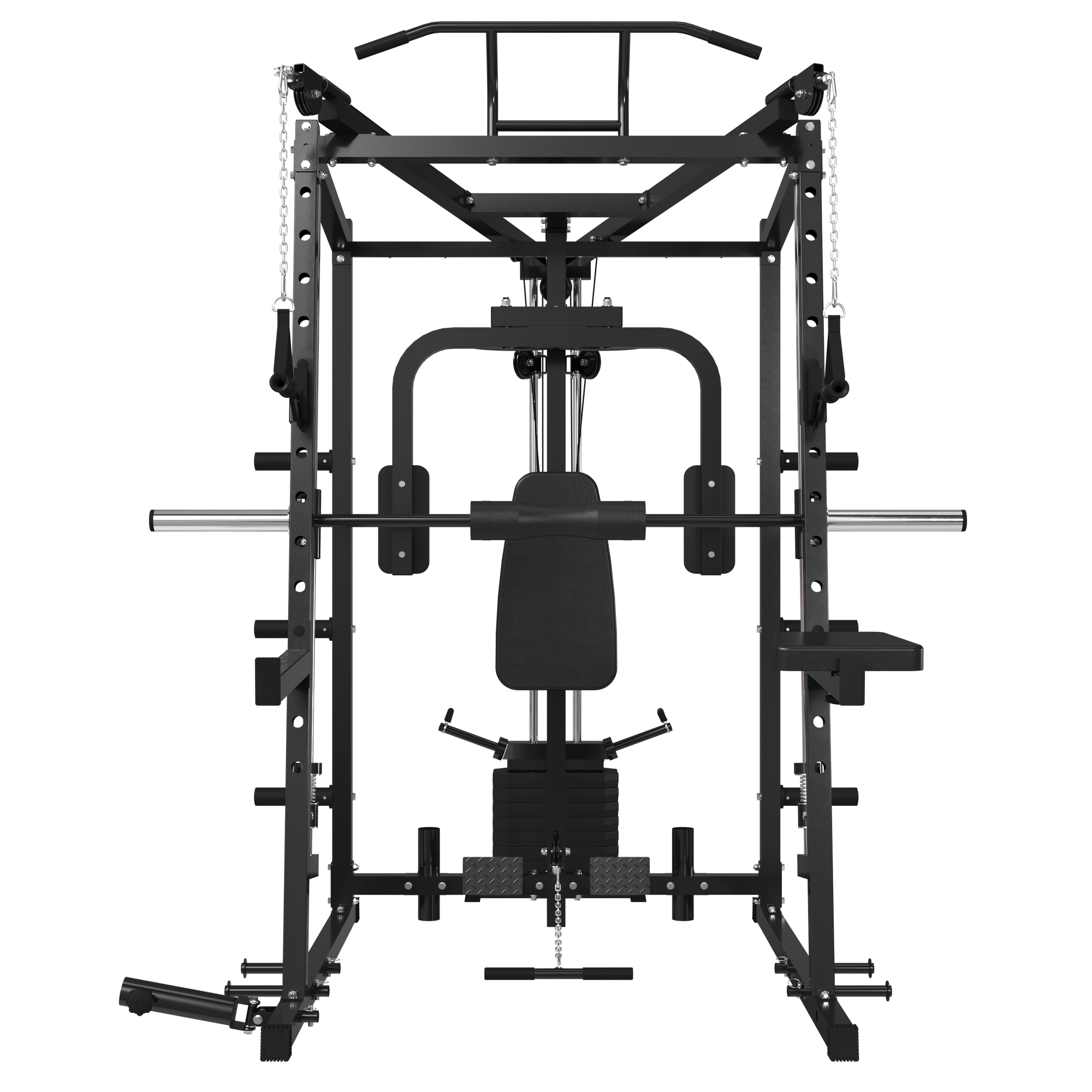 Hippo-Pro Smith Machine With Pec Deck Combo & Weight Stack System