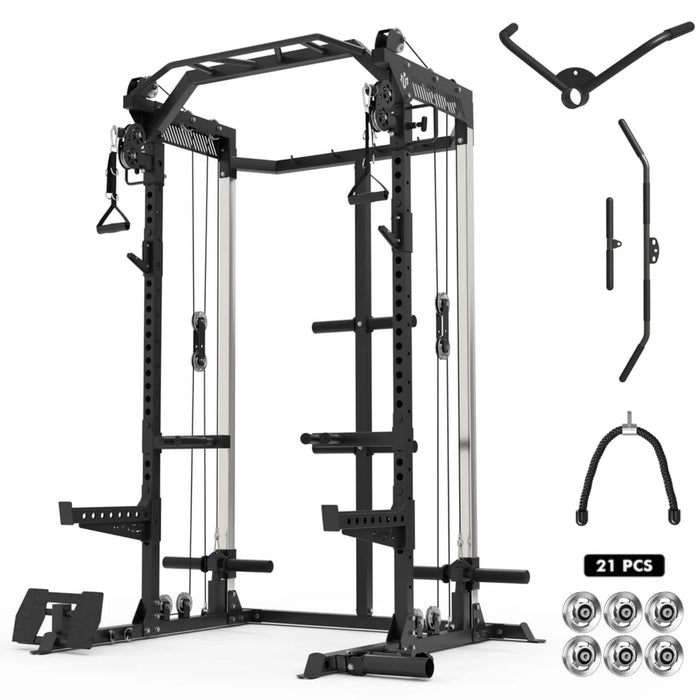 HR05-ULTRA Half Rack Functional Trainer