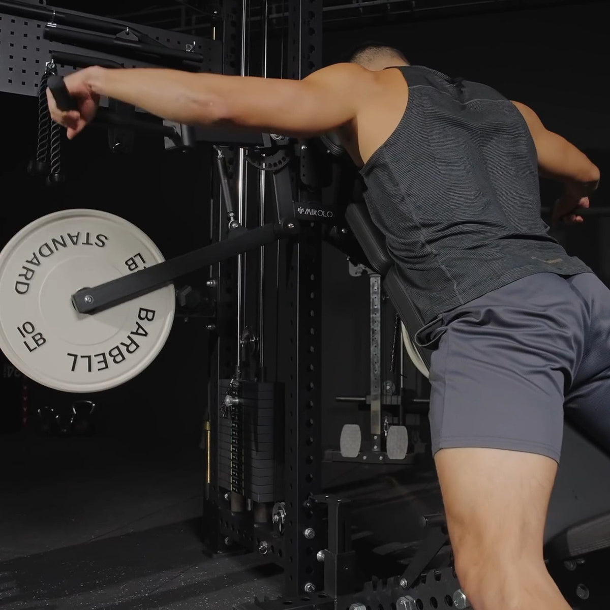 MIKOLO Power Rack Chest Fly Lateral Raise Attachment Budget