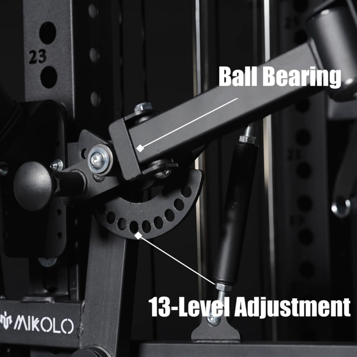Power Rack Chest Fly Lateral Raise Attachment - MIKOLO