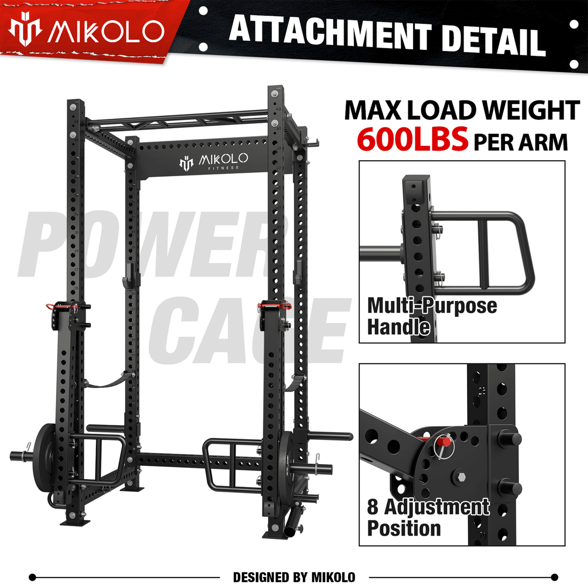 Adjustable Lever Arms -3''×3''Uprights - MIKOLO