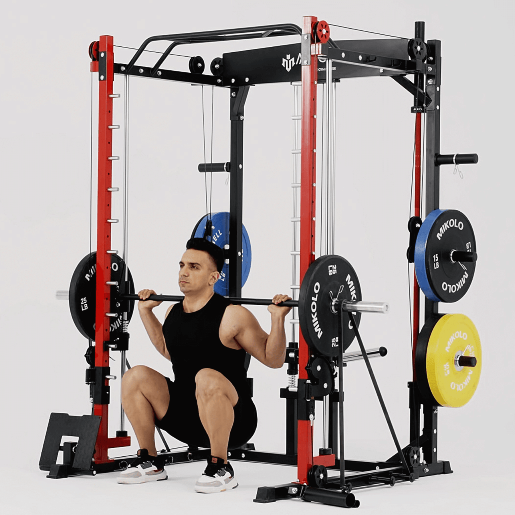 Mikolo All In One Smith Machine with a Variety of Attachments