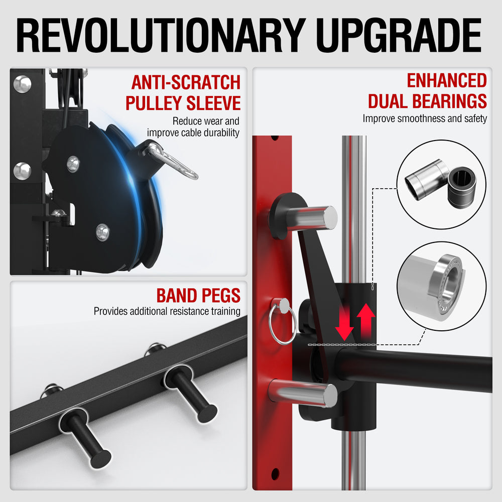 Mikolo All In One Smith Machine with a Variety of Attachments