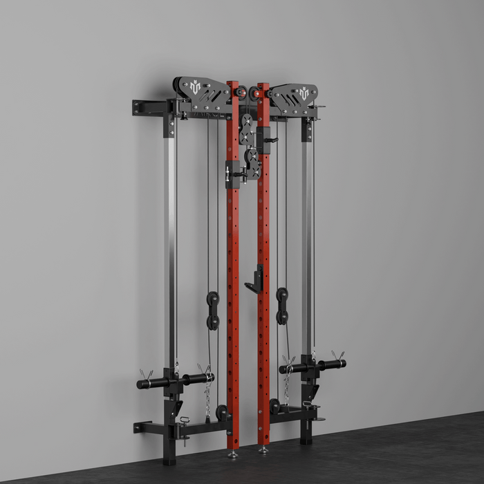 MIKOLO CHEETAH™ ALL-IN-ONE FUNCTIONAL TRAINER FOLDING SQUAT RACK
