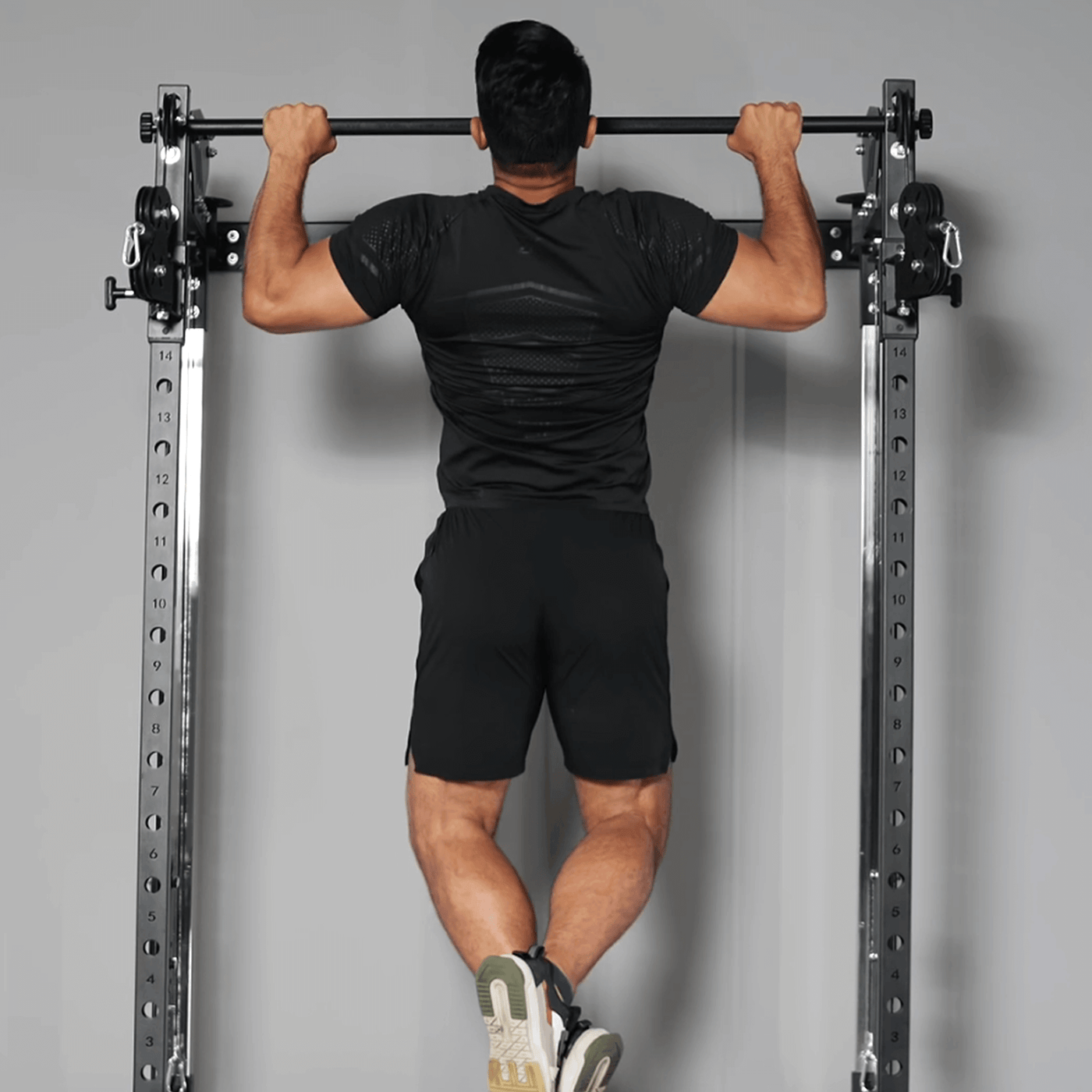 CHEETAH™ Wall Mounted Folding Power Rack Functional Trainer - Mikolo