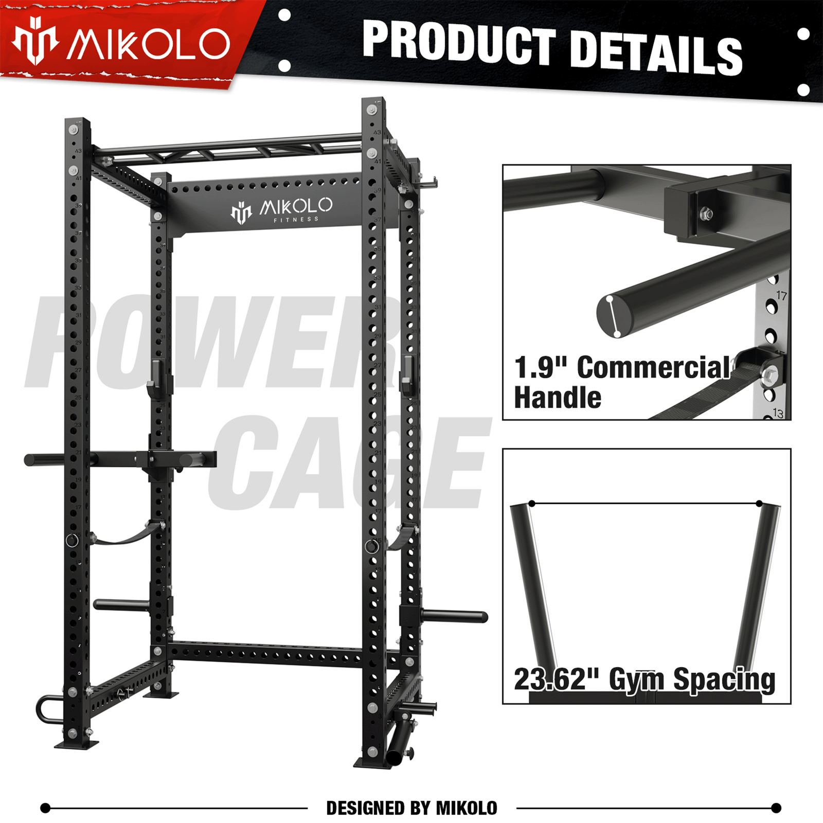 Y-Dip Rack Attachment -3''×3'' Uprights