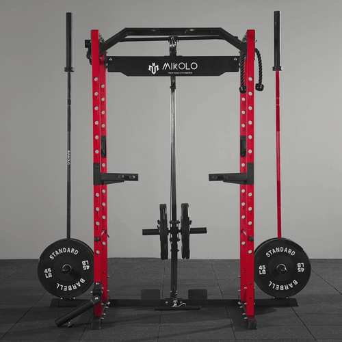 F4 Home Gym Power Rack with Pulley System - Mikolo