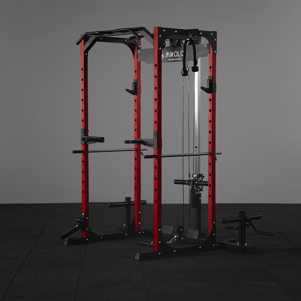 F4 Home Gym Power Rack with Pulley System - Mikolo