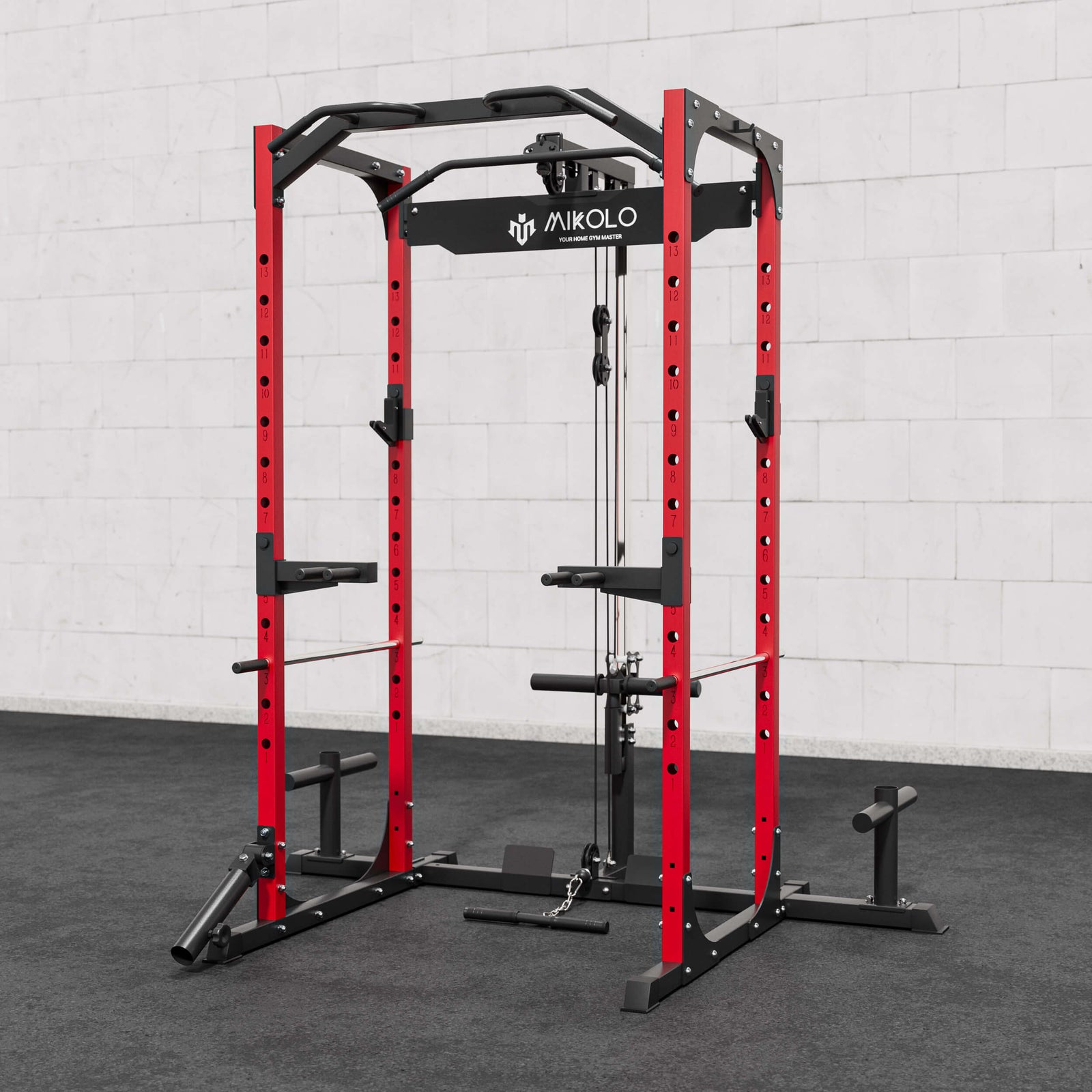 F4 Home Gym Power Rack with Pulley System - Mikolo