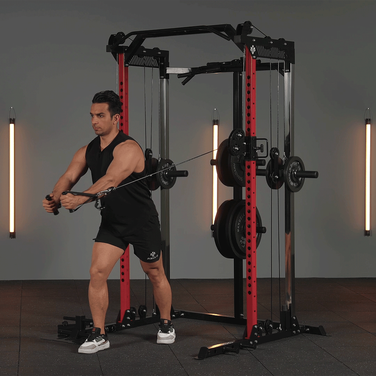 HR05 Half Rack Functional Trainer