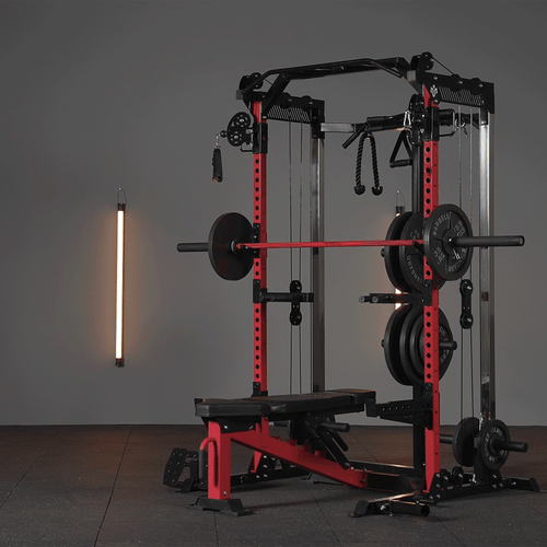 MIKOLO HR05 ALL-IN-ONE FUNCTIONAL TRAINER HALF RACK