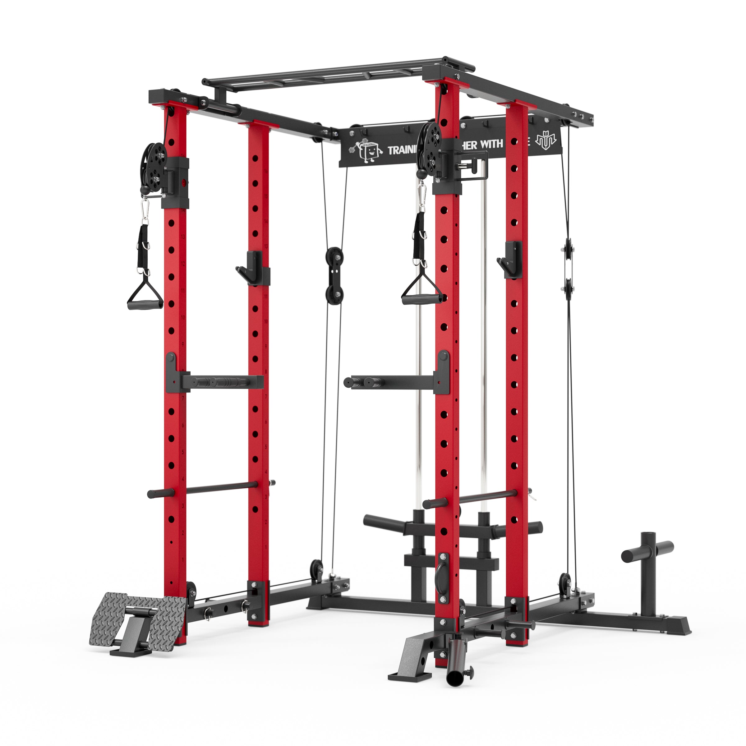 K3 All-In-One Power Rack Functional Trainer