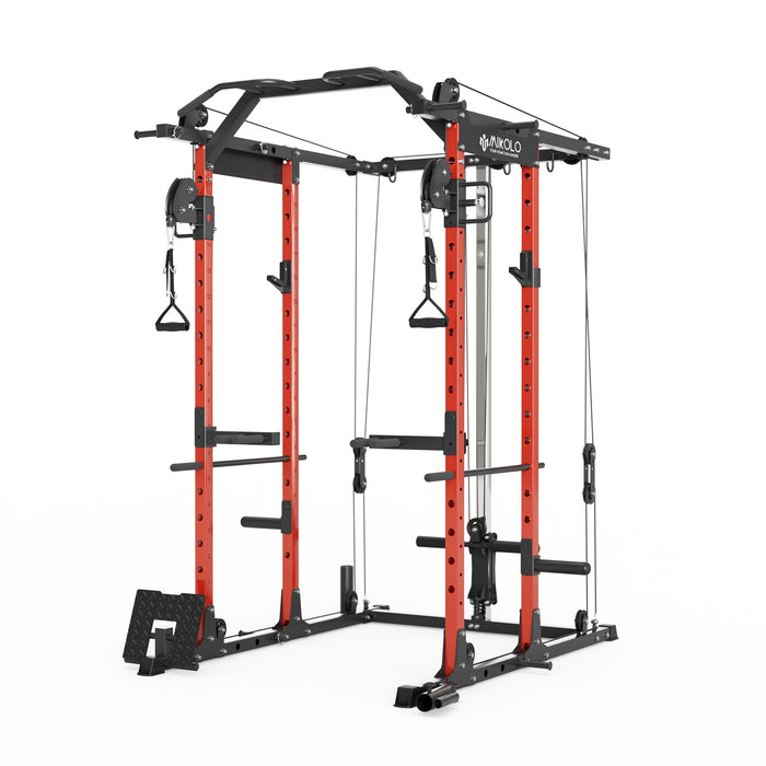 K6-1.0 All-in-One Power Rack Functional Trainer