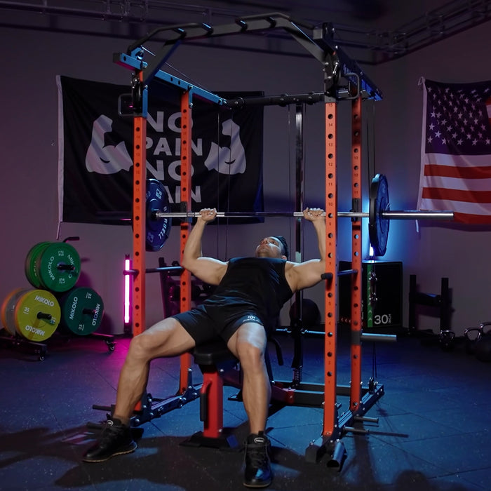 K6-1.0 ULTRA All-In-One Power Rack Functional Trainer