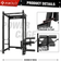 Rack Mounted Leg Extension and Curl - 3"×3" - MIKOLO