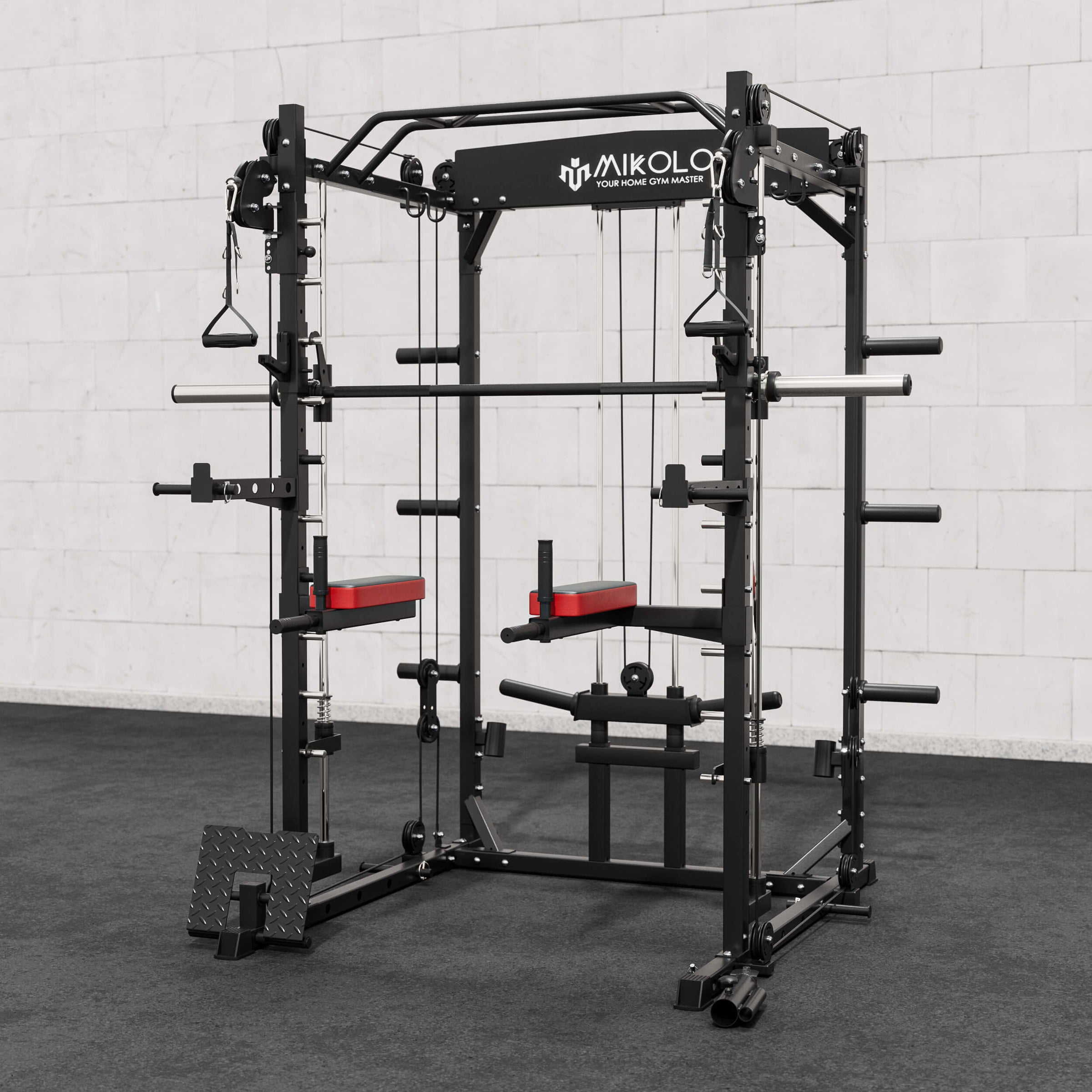 Mikolo All In One Smith Machine with a Variety of Attachments