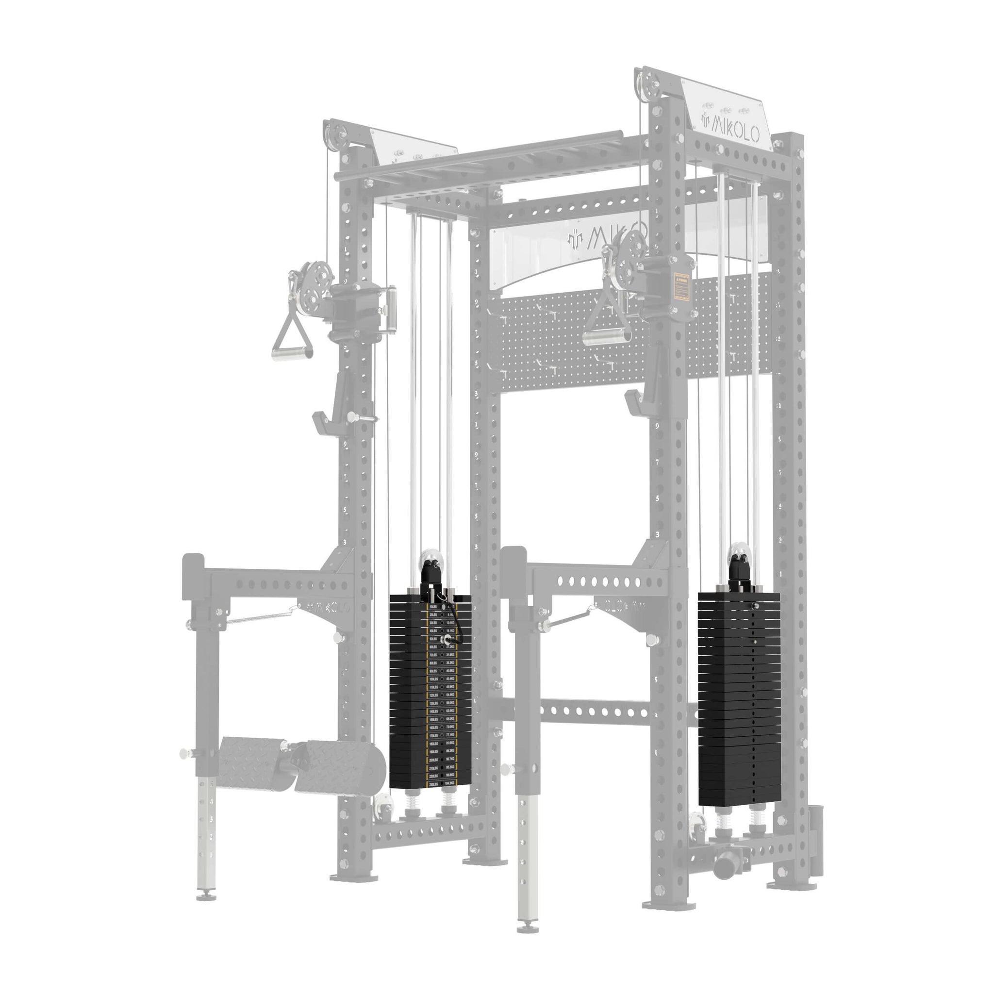 ANUBIS™ Add-On Weight Stack Kit, 120 lb - MIKOLO