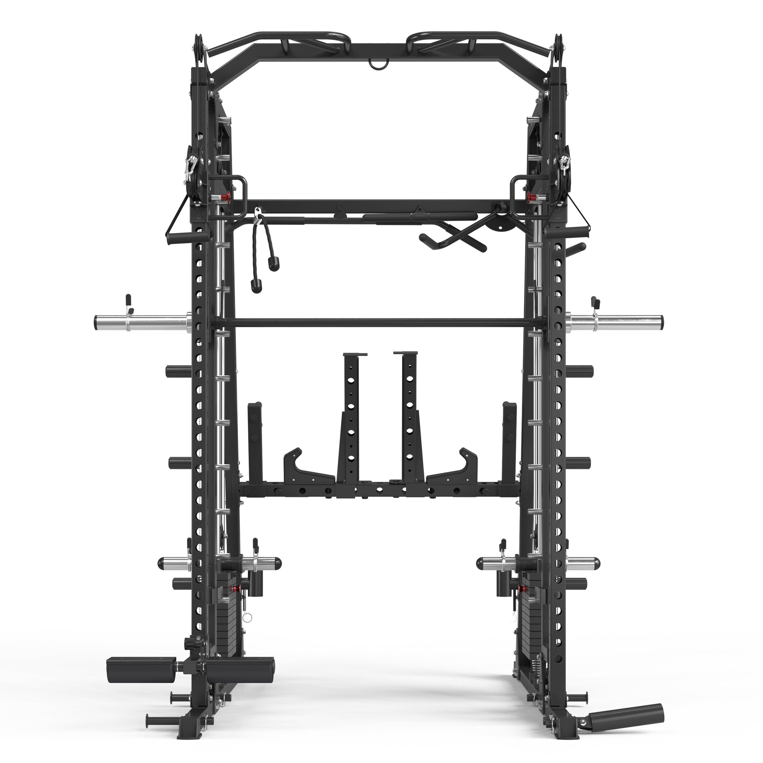 Smith Machine with Hybrid Weight Stacks | All-in-One Home Gym | MIKOLO