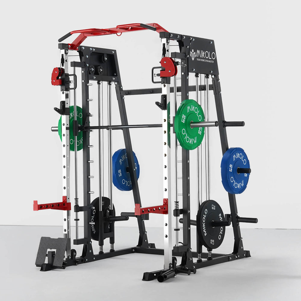 MIKOLO M4 All-in-one Smith Machine Home Gym Garage Gym Compact Most Budget