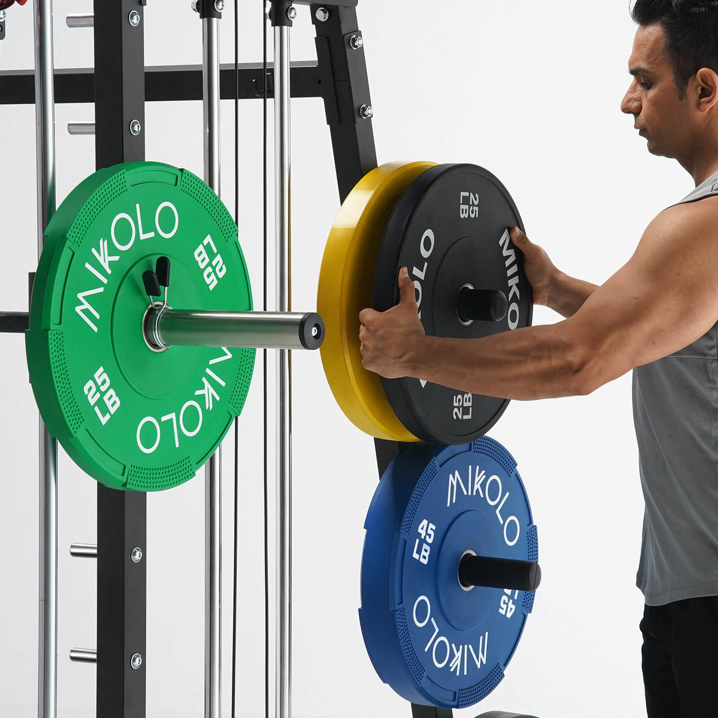 MIKOLO M4 All-in-one Smith Machine Home Gym Garage Gym Compact Most Budget