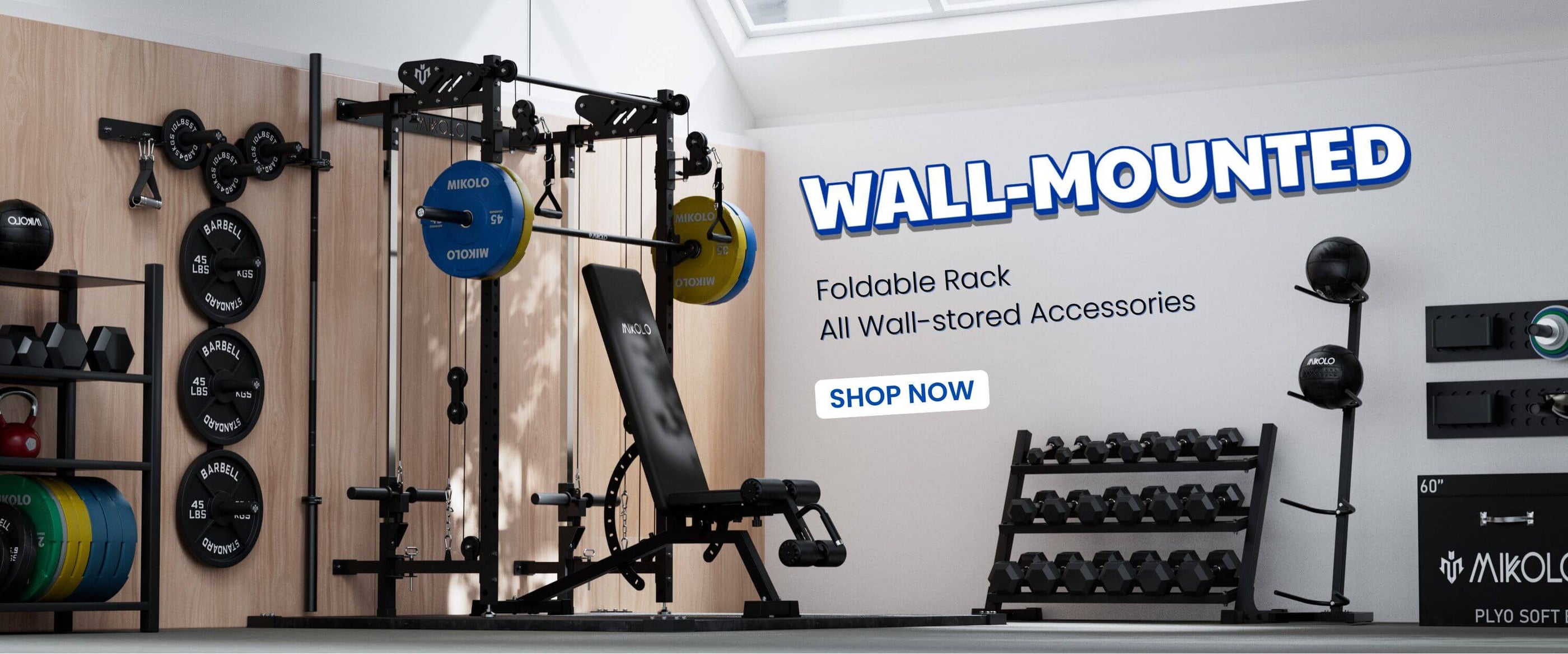 All-in-One Home Gym & Fitness Equipment | MIKOLO