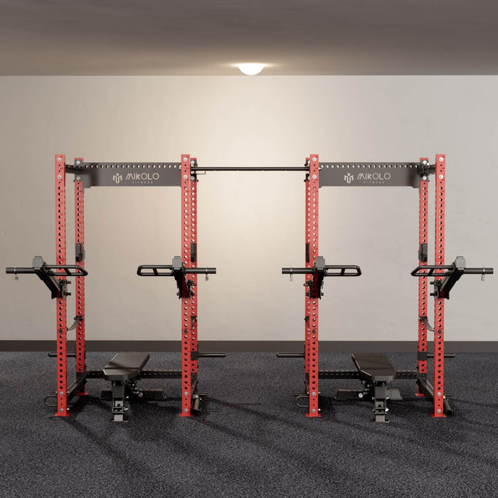 P5 Four Post Power Rack Builder(3‘’×3‘’, 1" Holes, 90‘’H x 44‘’D)