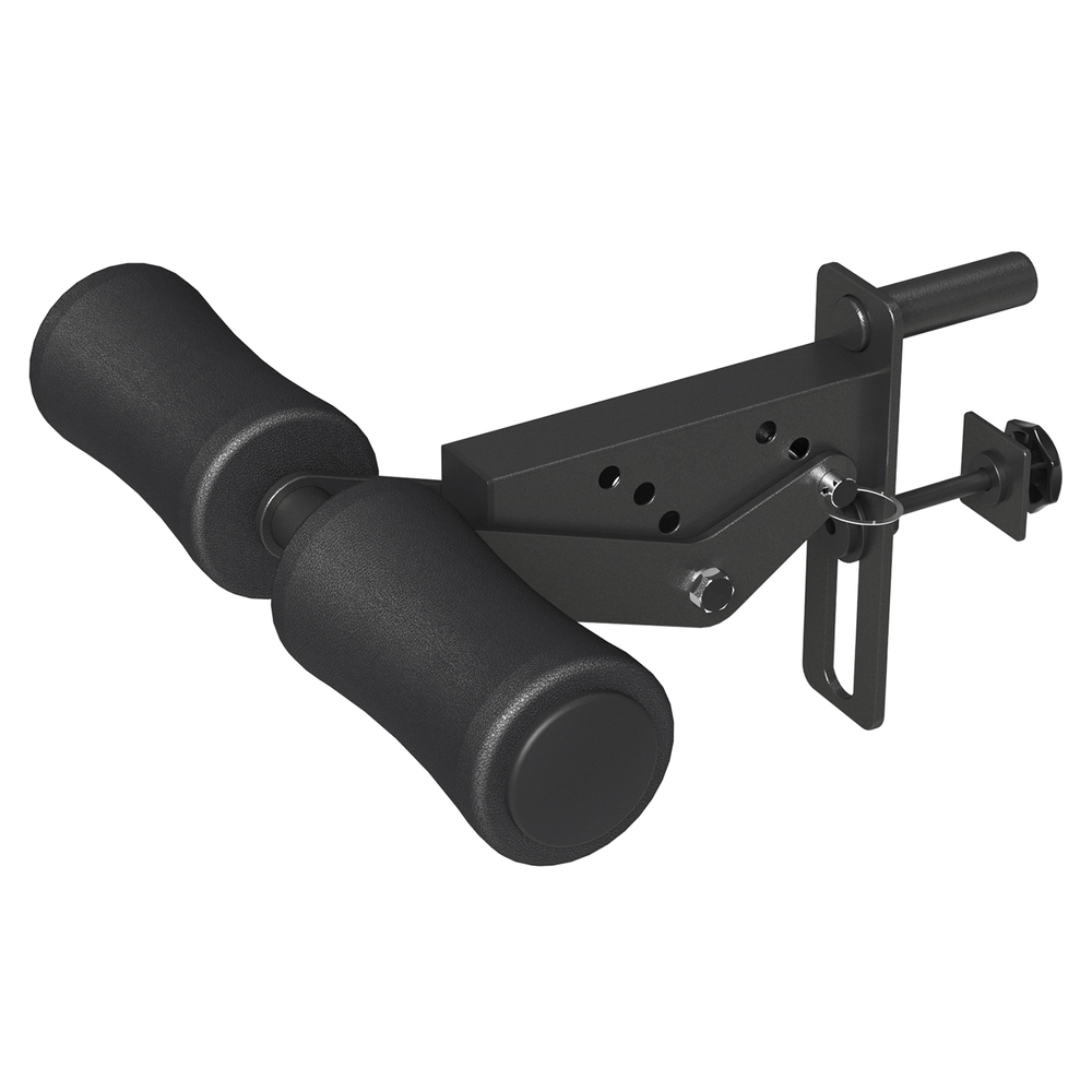 Rack-Mounted Leg Hold-Down Attachment