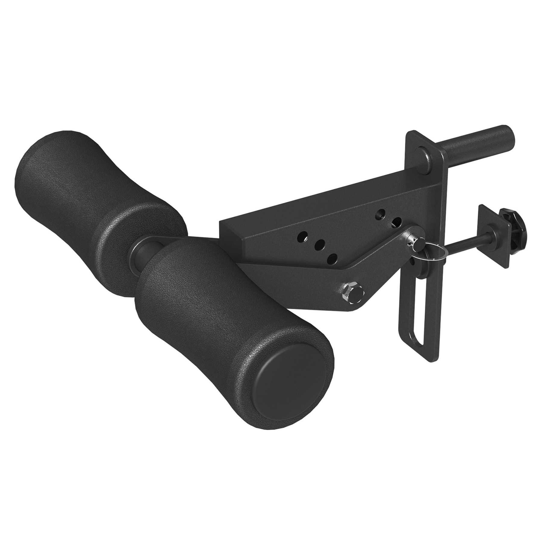 Rack-Mounted Leg Hold-Down Attachment