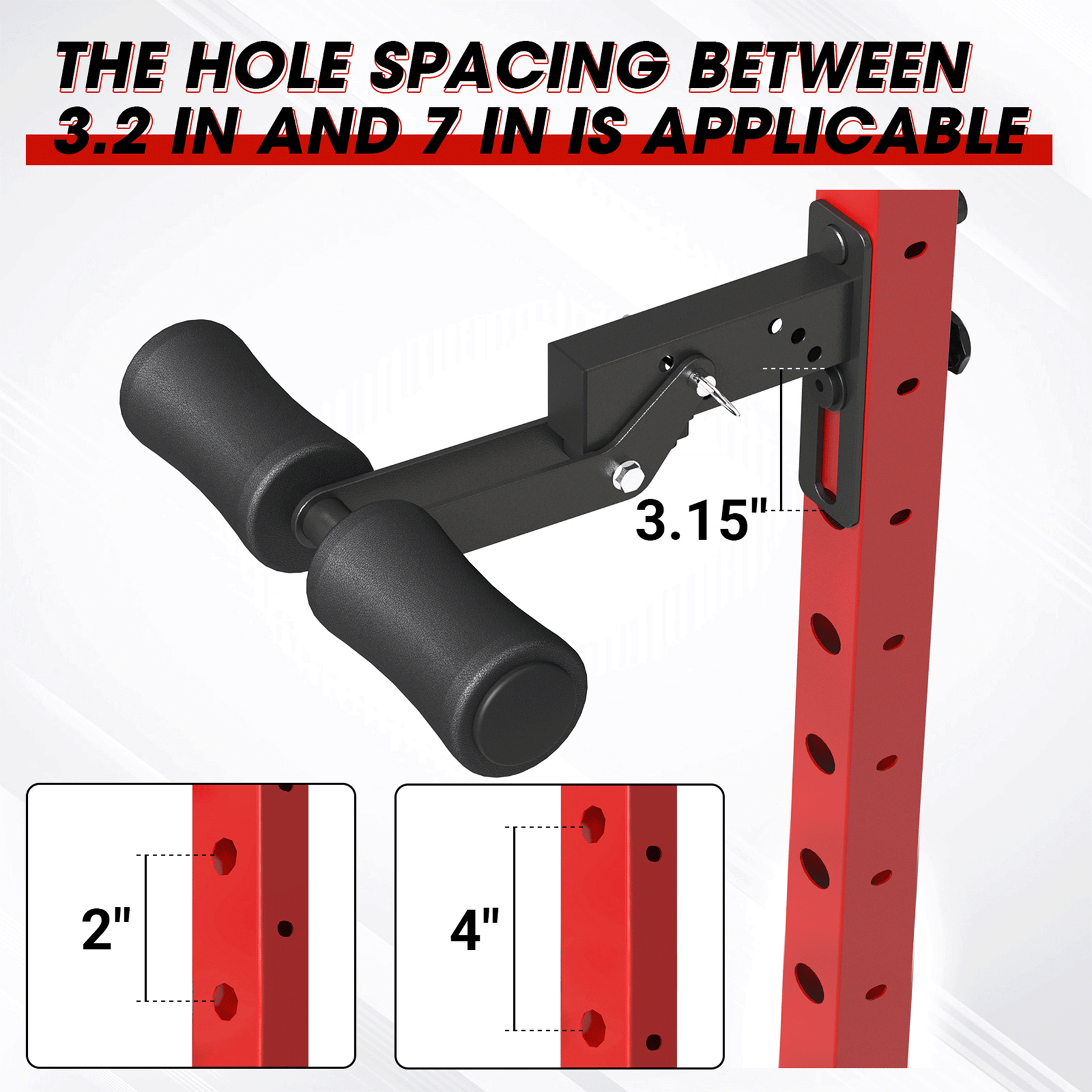 Rack Mounted Leg Hold Down