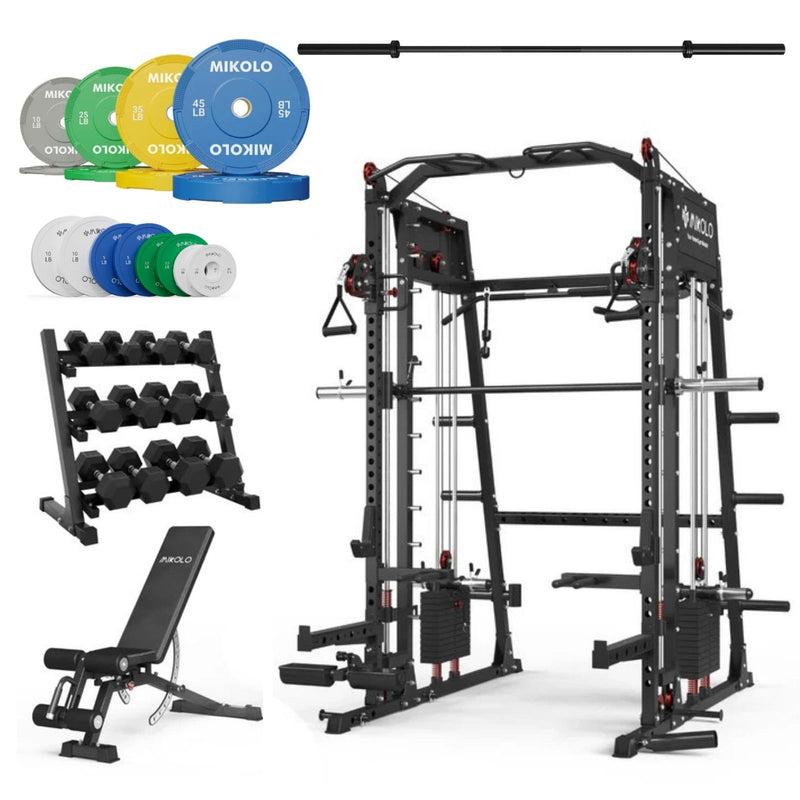 M4-2.0 Elite All-In-One Workout Smith Gym Machine - MIKOLO