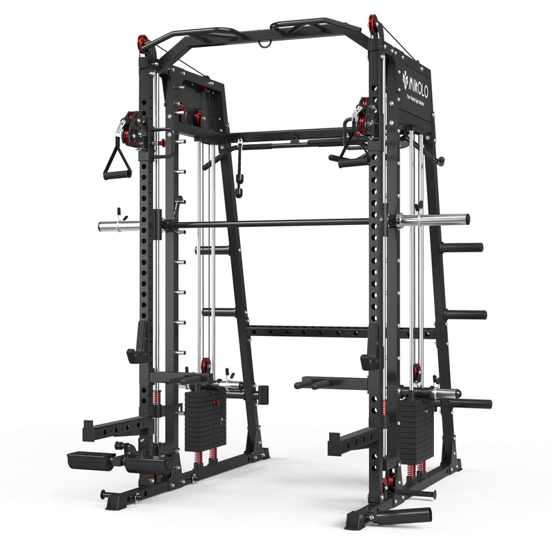 M4-2.0 Elite All-In-One Workout Smith Gym Machine - MIKOLO