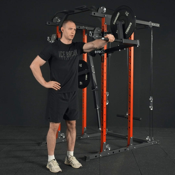 MIKOLO FN01 Lateral Raise Chest Fly Attachment Delt Isolate Compact Space-Saving Ccnsistent ...