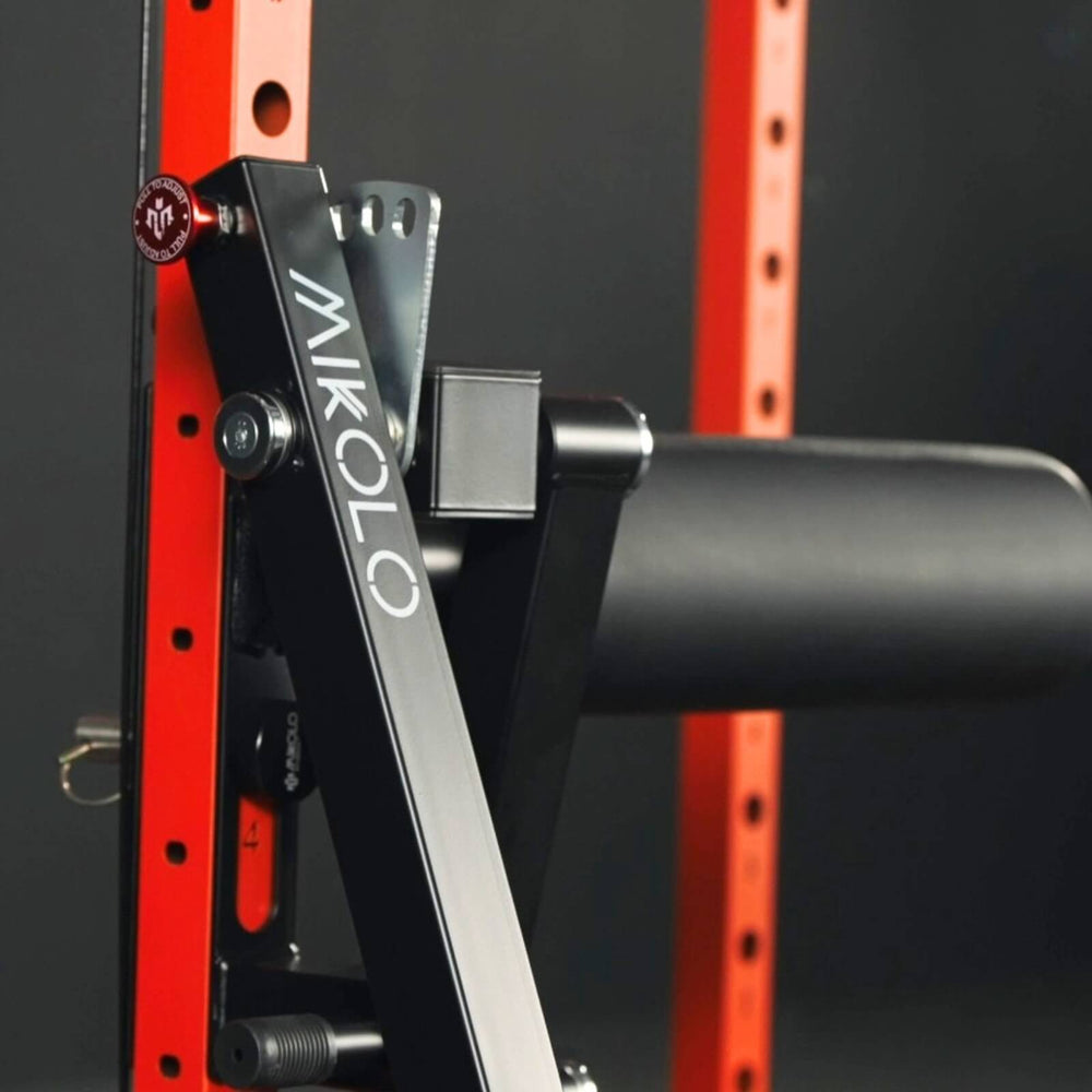 Mikolo Economical Rack Mounted Leg Extension and Curl Plate-Loaded