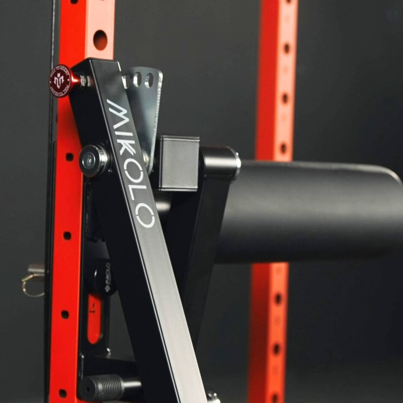 Mikolo Economical Rack Mounted Leg Extension and Curl Plate-Loaded