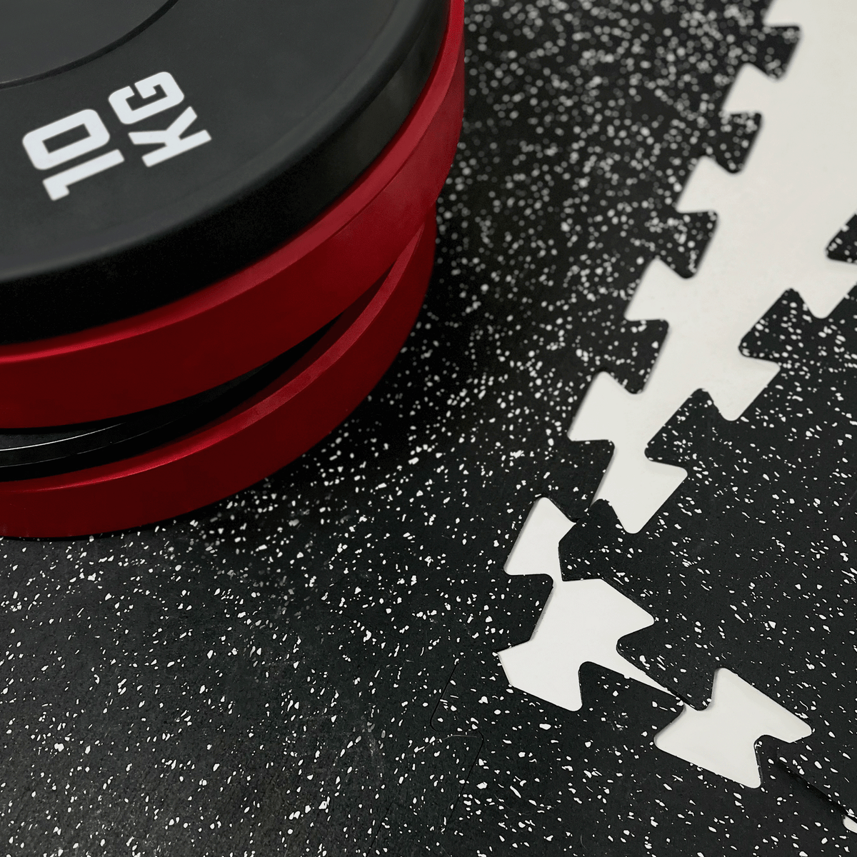 Rubber Flooring Mat Set - 6 pcs