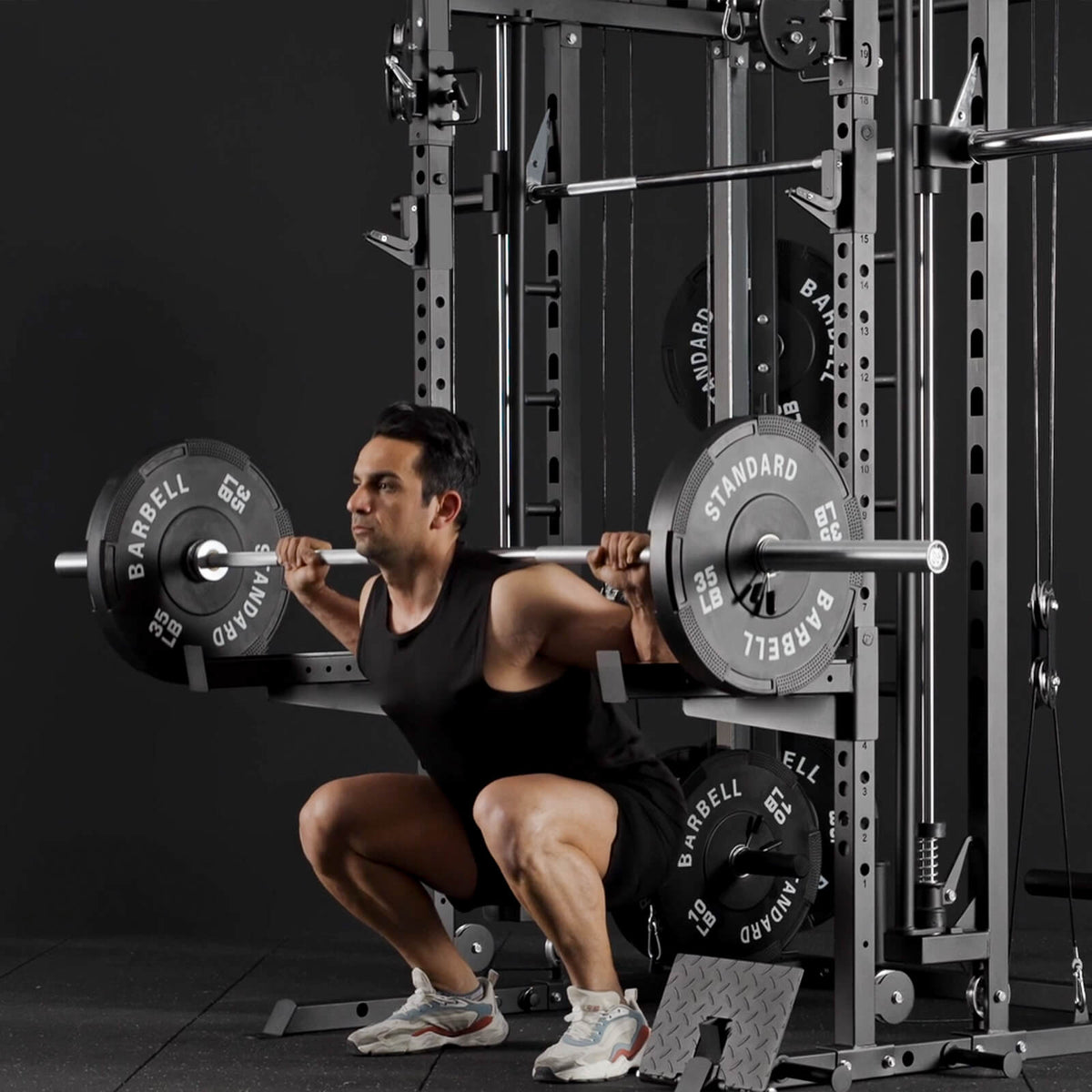 M7 Smith Machine Functional Trainer with Full Vertical Leg Press