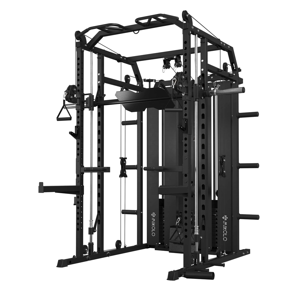 MIKOLO HORUS™ Smith Machine Functional Trainer With Dual Weight Stack