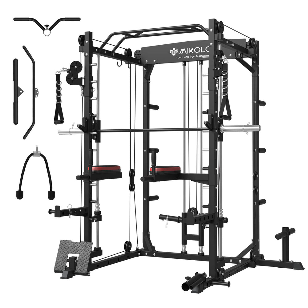 Mikolo All In One Smith Machine with a Variety of Attachments