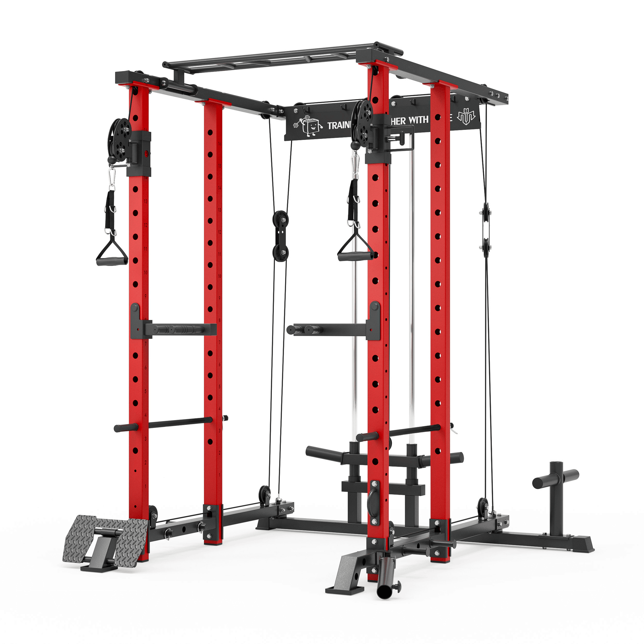 MIKOLO K3 ALL-IN-ONE FUNCTIONAL TRAINER SUMO BASE POWER RACK