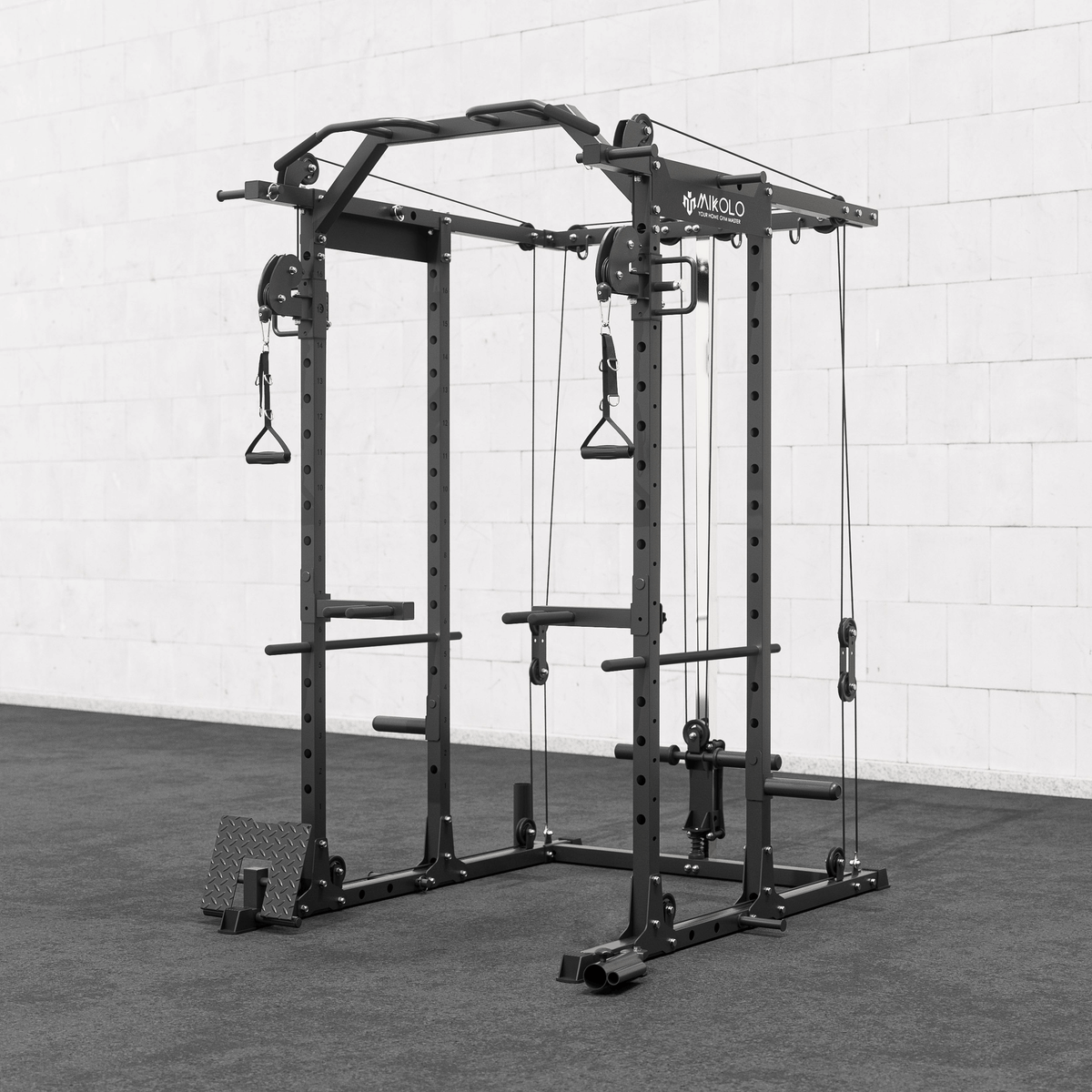 MIKOLO K6 ALL-IN-ONE FULL POWER RACK AND FUNCTIONAL TRAINER COMBO