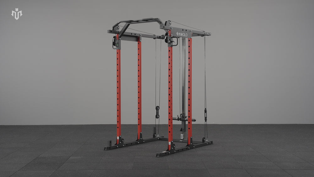 K6-1.0 All-in-One Power Rack Functional Trainer - MIKOLO